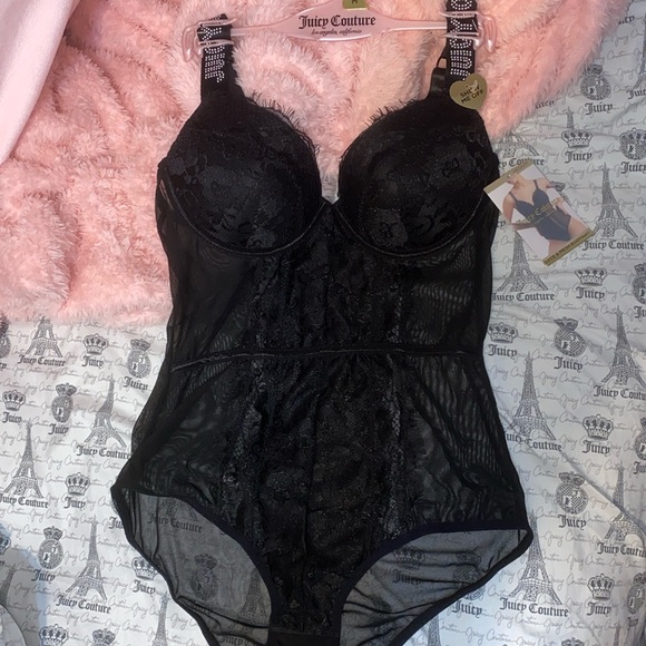 Juicy Couture | Intimates & Sleepwear | Juicy Couture Lace Bodysuit ...